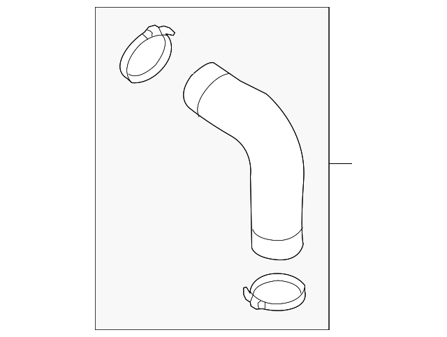 4G0-145-737-AG - Upper Hose 2014-2016 Audi | Audi OEM Parts