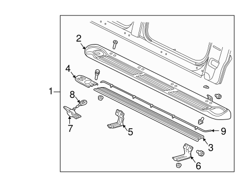 Running Board for 1998 Ford Expedition | Blue Springs Ford Parts