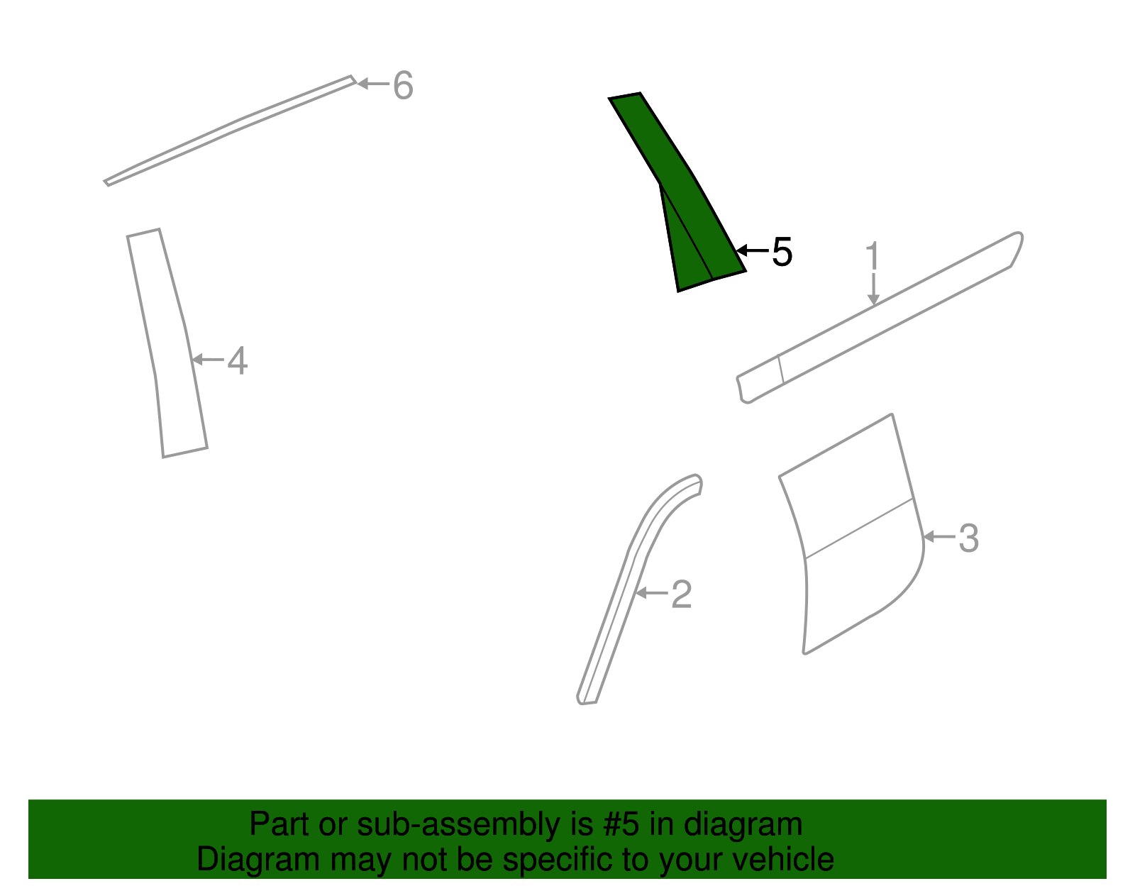 2016-2022 Jeep Applique 57010449AL | Mopar Parts Canada