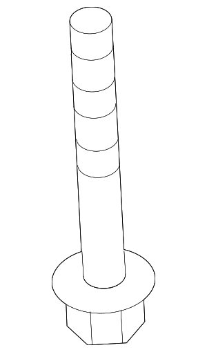 2010-2022 Lexus Lower Control Arm Bolt 90119-A0259 | OEM Parts Online