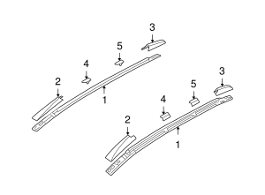 2007-2008 Kia Rondo Roof Rack 87280-1D000 | OEM Parts Online