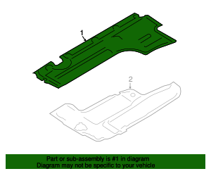 51757207268 - 2011-2016 BMW Under Cover (51-75-7-207-268) | BMW of ...