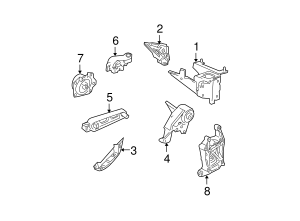 2001-2010 Mopar Engine Support 4668902AD | TascaParts.com