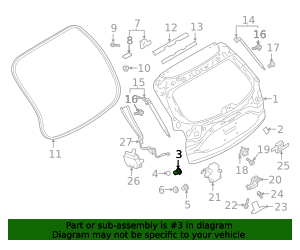 2016-2020 Mazda Lift Gate Bumper TK78-62-877A | TascaParts.com