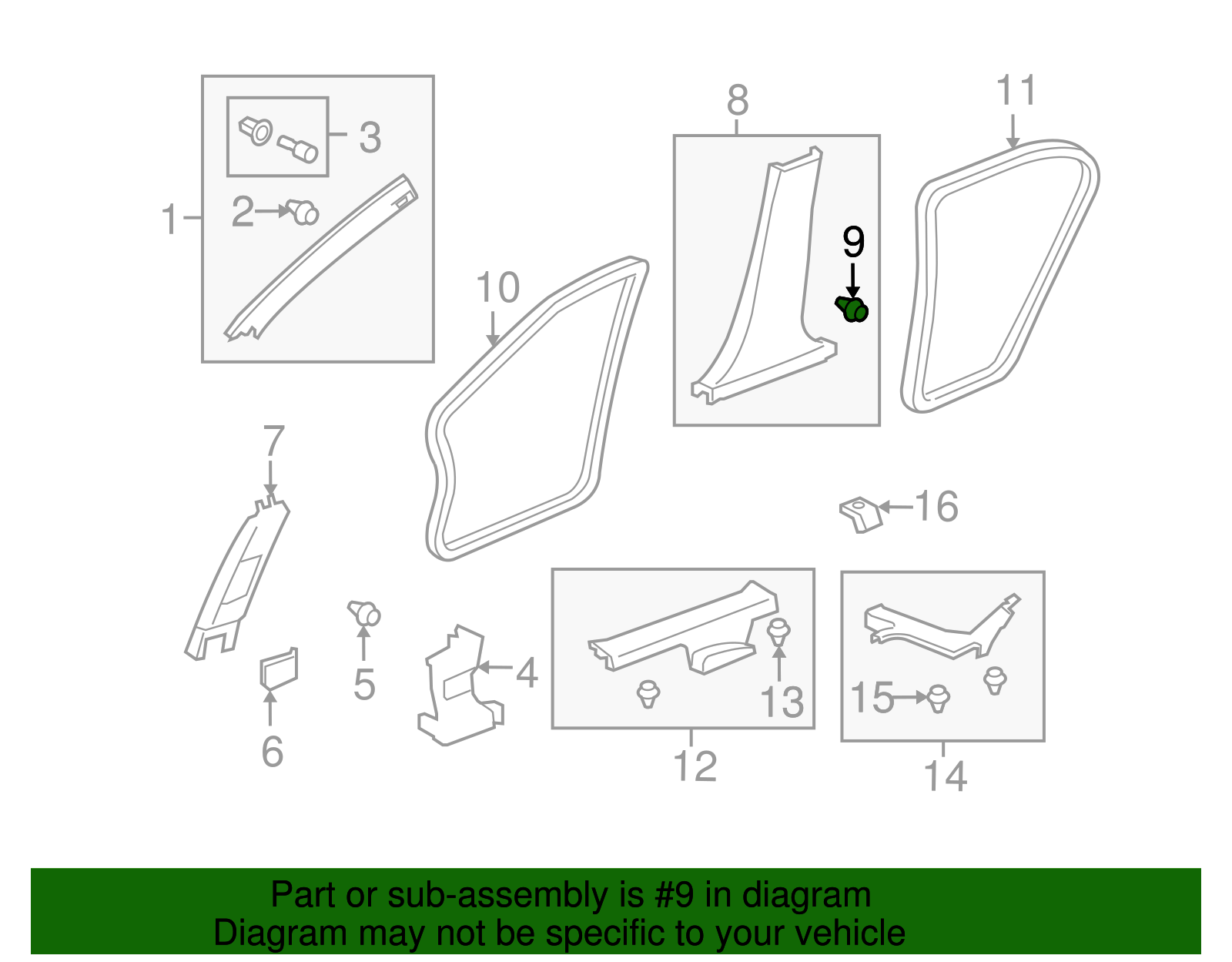 91560-SLJ-J01 - Door Trim Panel Clip 2007-2017 Honda | Honda Parts Online