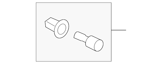 OEM 2008-2016 Honda Clip, Front Pillar Garnish 91561-TA0-A01 | Majestic ...