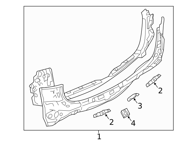 2017-2020 Mazda OEM NEW 2017-2019 Mazda 3 CX5 Rear Body Panel Bracket ...