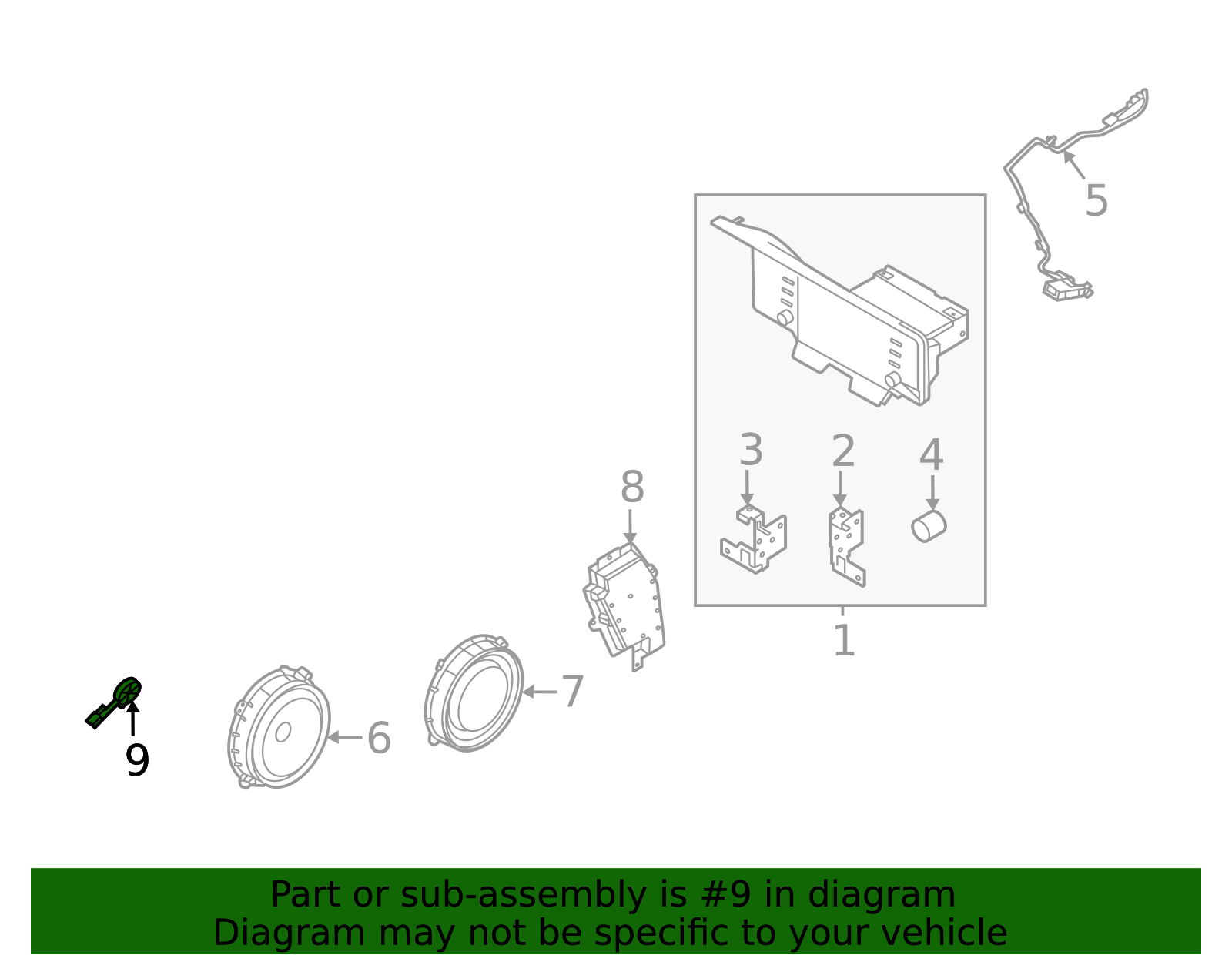96310-P2000 - Tweeter 2021-2025 Kia Sorento | Kia.Parts Store