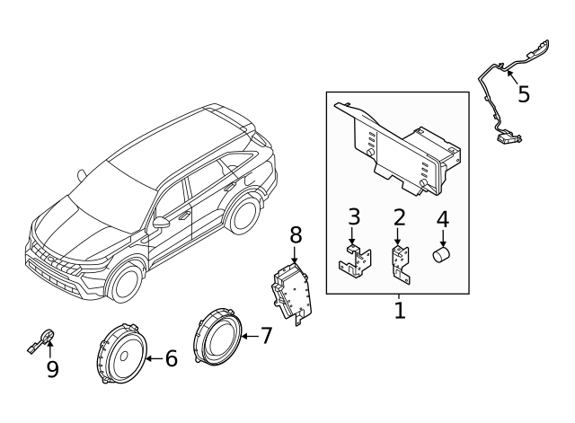 96120-P2000 - USB Port 2021-2024 Kia Sorento | Kia.Parts Store