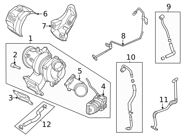 Hyundai - 28231-2S300 - Turbocharger - 2021-2024 Hyundai | OEM Hyundai ...