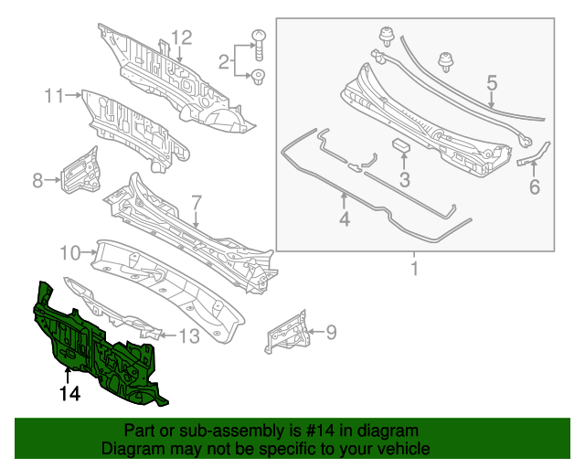 2010-2013 Hyundai Tucson Rear Insulator 84120-2S000 | OEM Parts Online