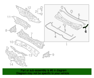 86153-2S500 - Side Cover - 2014-2015 Hyundai Tucson | World OEM Parts ...