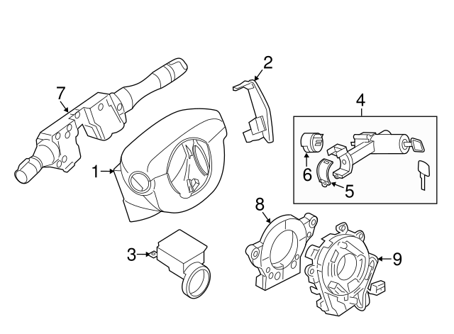 2009-2023 Nissan Ignition Immobilizer Module 28590-1FA1A | Nissan Parts ...