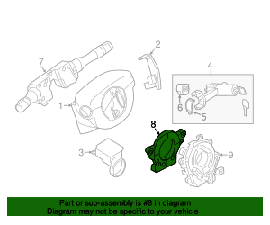 47945-3FY0A - Angle Sensor 2011-2016 Nissan | Nissan Parts ...
