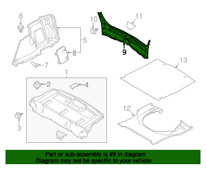 BJS7-68-89X - Rear Panel Trim - 2014-2018 Mazda 3 | Mazda Swag
