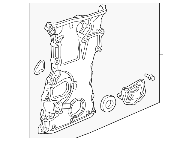 2006-2011 Honda Engine Timing Cover 11410-RAA-A10 | Honda Factory Parts