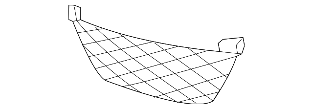 204-885-15-53 - Outer Grille 2012-2015 Mercedes-Benz C 63 AMG ...