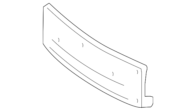 204-817-38-78 - License Bracket 2012-2015 Mercedes-Benz C 63 AMG ...