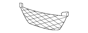 204-885-15-53 - Outer Grille 2012-2015 Mercedes-Benz C 63 AMG ...