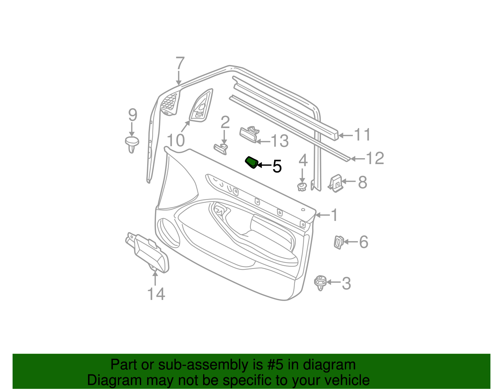 1999-2005 BMW Trim Cover 51-41-8-224-400 | BMW Parts