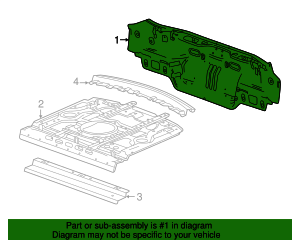 2013-2019 Cadillac XTS Rear End Panel 84269137 | GMPartsDirect.com