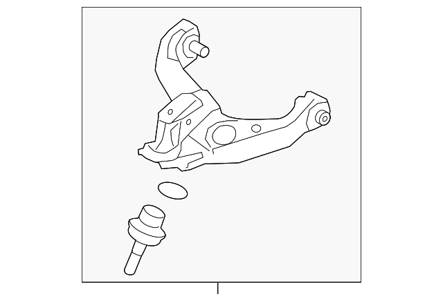 Genuine OEM Ford Part - Lower Control Arm AL3Z-3079-B | Genuine OEM ...