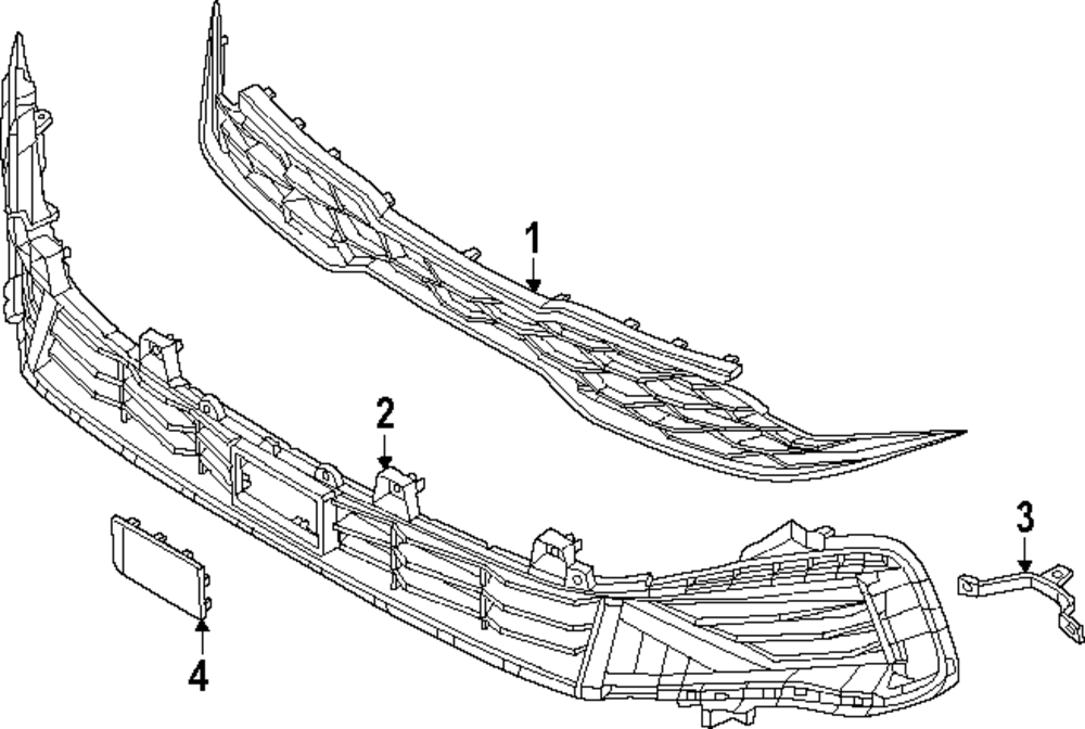 2025 Kia K5 Lower Grille 86531-L2AA0 | KIA Parts Zone