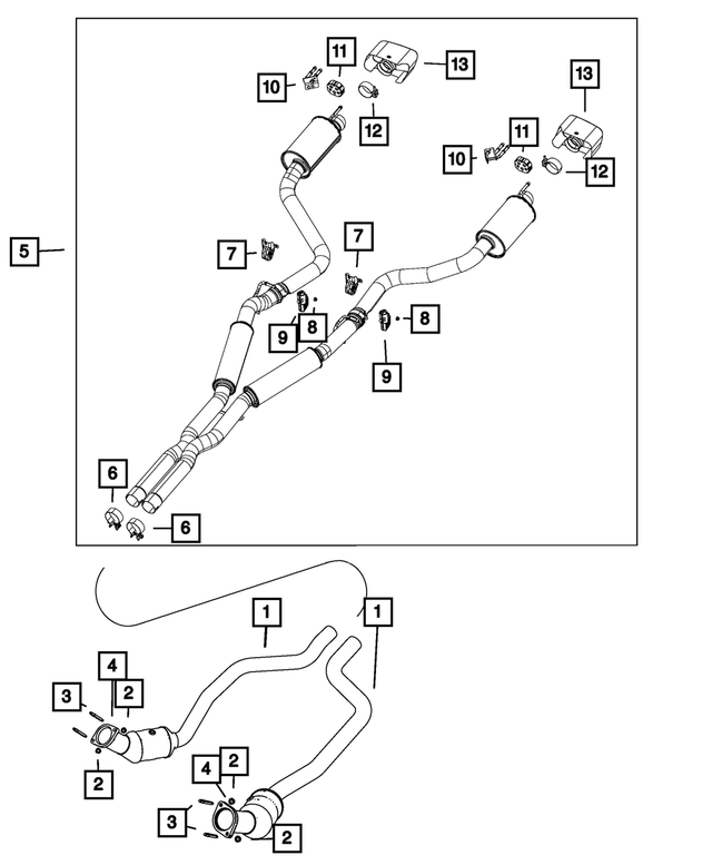 2012-2025 Mopar Flange Lock Nut 6106312AA | Mopar eStore