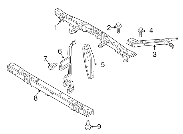 62521-1KA0A - Upper Support - 2011-2017 Nissan Juke | Nissan OEM Parts ...