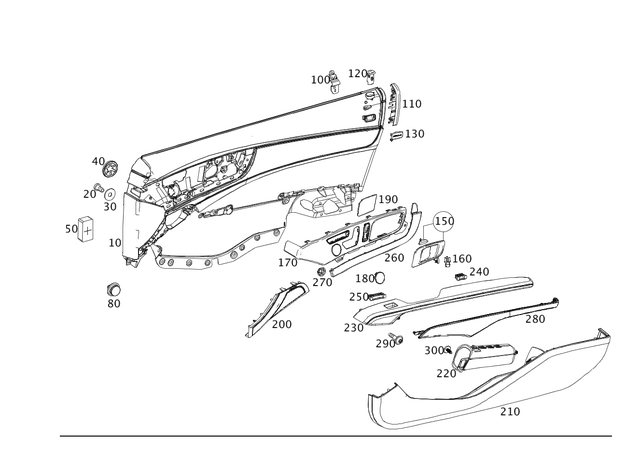 231-720-29-48 - Trim Molding 2013-2020 Mercedes-Benz | Mercedes-Benz ...