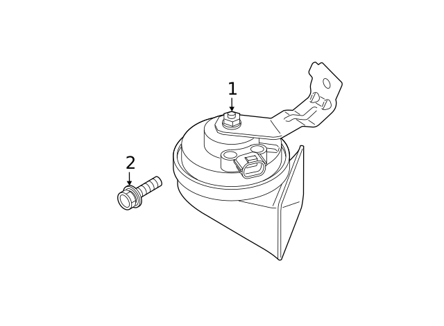 96611-K0010 - Horn 2023-2024 Kia Soul | Kia.Parts Store