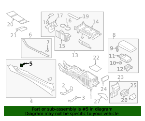W714972-S300 - Trim Molding Clip - 2010-2021 Ford | Eastgate Ford Parts CA