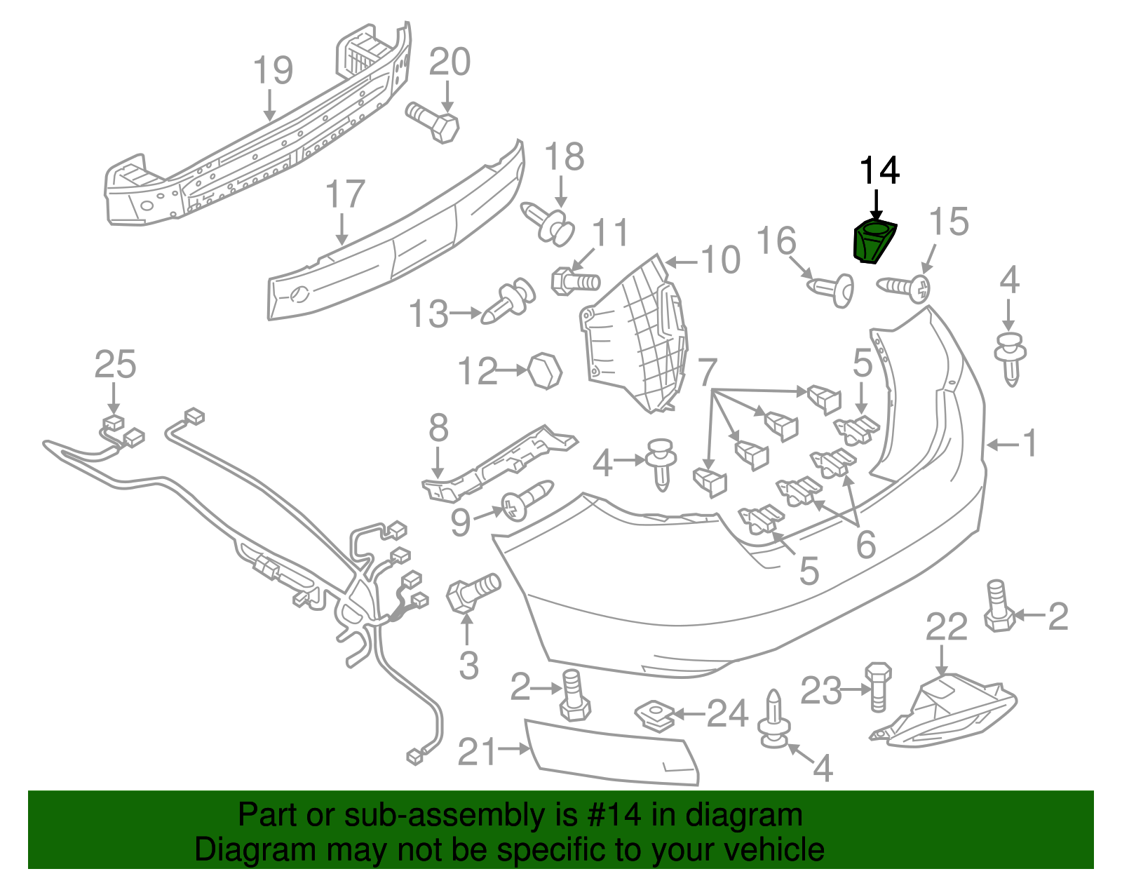 2009-2013 Mazda 6 Bumper Bracket GS3L-50-331B | RealMazdaParts.com