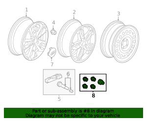 2015-2023 Ford Wheel Lock Kit ACPZ-1A043-D | Varsity Ford