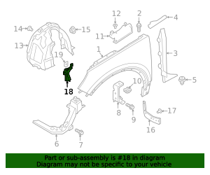 2019-2020 Volvo XC40 Flap - Passenger Side (RH) 31469051 | TascaParts.com