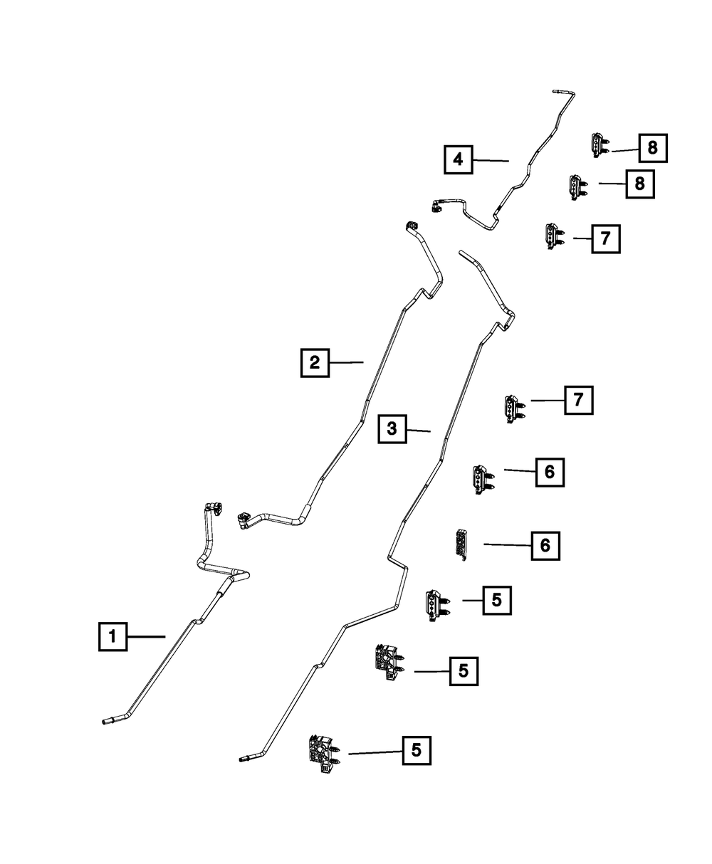 2019-2024 Ram 3500 Fuel Supply Tube 57008750AA | Mopar eStore