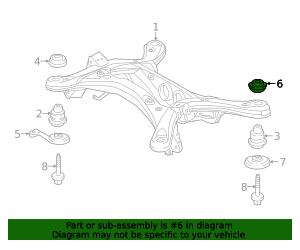 Genuine Toyota Suspension Cross-Member Stop part# 52277-0E080 for 2020 ...