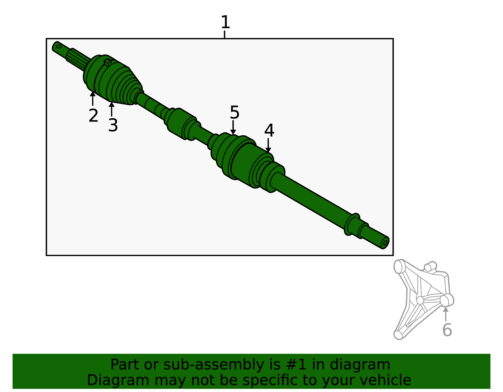 2021 Nissan Rogue Axle Assembly 39101-6RR2D | OEM Parts Online