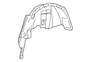 203-610-04-76 - Inner Wheelhouse 2001-2009 Mercedes-Benz | Mercedes ...