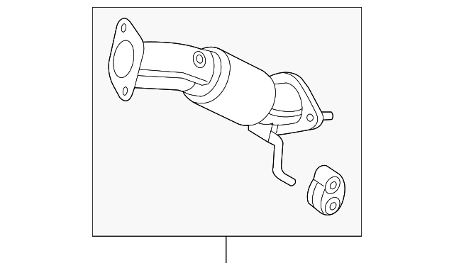 28610-2T120 - Exhaust Pipe 2011-2017 Kia Optima | Kia.Parts
