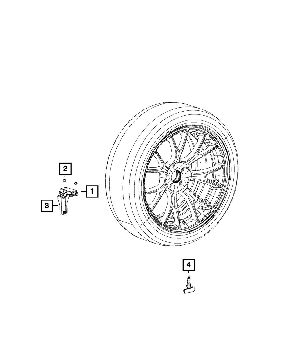 2022-2023 Mopar Tire Pressure Monitoring Module 68536552AD | Mopar OEM ...