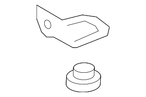 74176-TGG-A00 - Bracket B Radiator Mounting (Upper) - 2017-2020 Honda ...