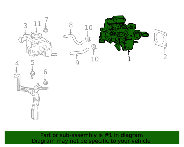 2020-2022 Toyota RAV4 Master Cylinder 47050-42191 | OEM Parts Online