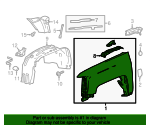 2014-2019 GMC Fender(REPLACES PN 84028403) 84214216 GM | GMPartsDirect.com
