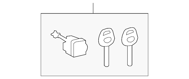 2008-2014 Scion xD Lock Cylinder 69052-52360 | Toyota Parts Center