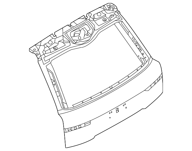 Genuine OEM Lift Gate Part# LR181163 Fits 2013-2022 Land Rover Range ...