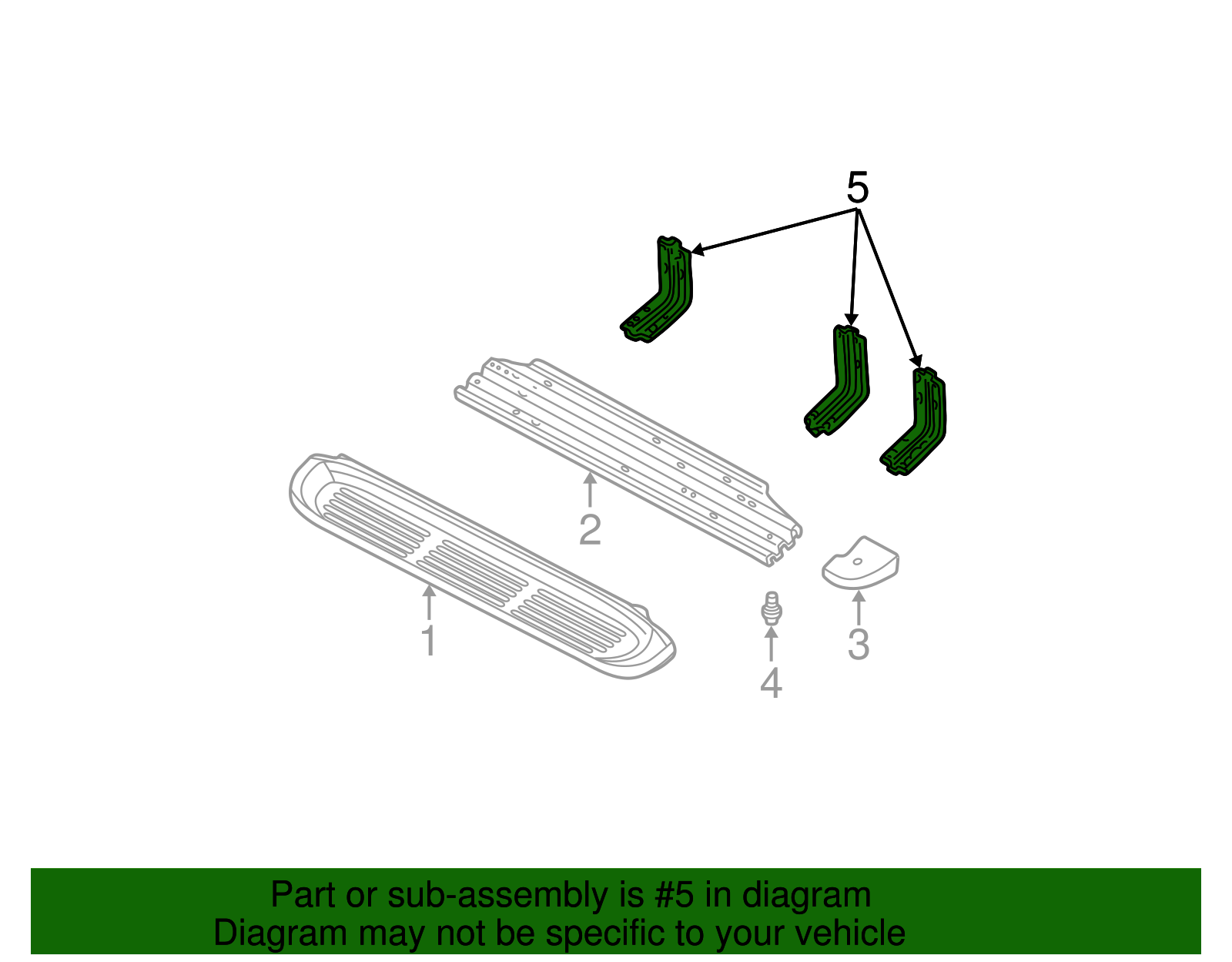 1999-2010 Ford OEM NEW 1999-2010 Ford F-250 SD Left Outer Mount Bracket ...