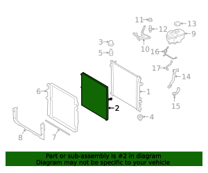 2019-2023 Mercedes-Benz Radiator 1675006301 | AutoNationParts.com