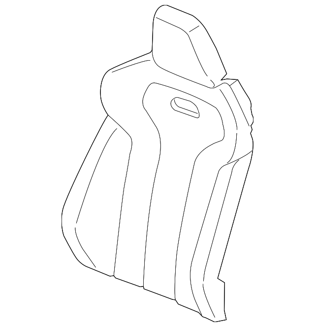 52108058471 - 2019-2021 BMW M2 Seat Back Pad (52-10-8-058-471) | BMW of ...