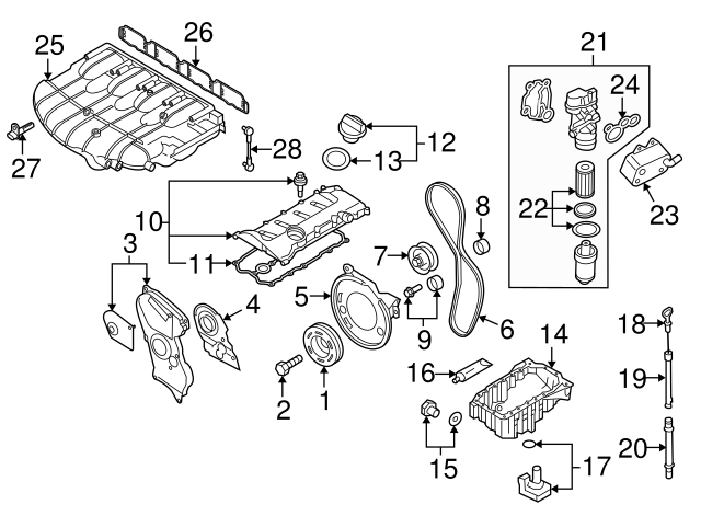 2003-2018 Volkswagen Air Intake Temp Sensor 06B-905-379-G | QuirkParts